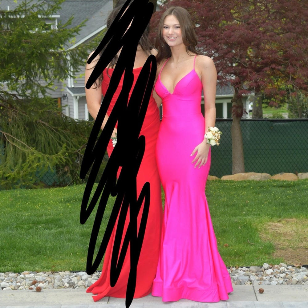 Gorgeous Fuchsia Pink Prom Dress - Gem